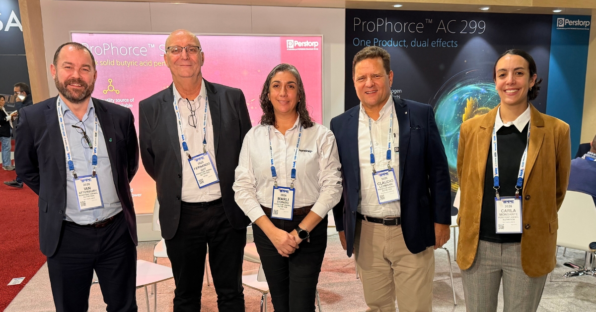 Perstorp reforça foco em saúde intestinal durante a IPPE 2026